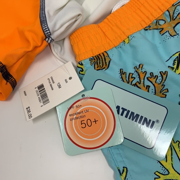 Floatimini | Swim | Floatimini Boys Rashguard And Trunks Swim Set 2m ...